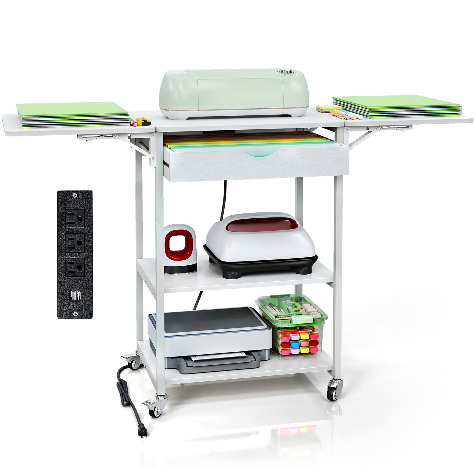 Foldable Heat Press Transfer Machine Table Stand Movable Heat Press ...