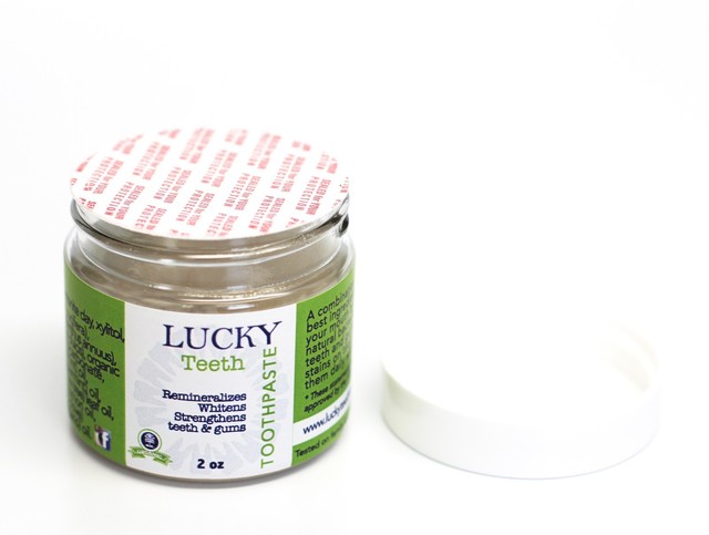 Lucky Teeth Organic Toothpaste-all Natural Remineralizes and Fortifies ...