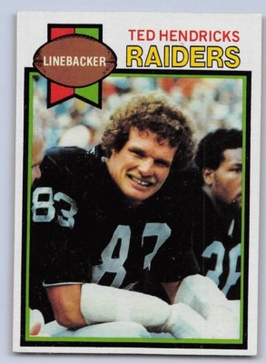 1979 TED HENDRICKS - Topps Football Card - # 345 - OAKLAND RAIDERS | eBay