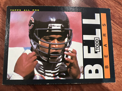 1985 Topps - #23 Todd Bell (RC) - Bears Safety | eBay