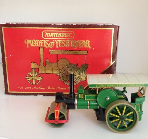 MATCHBOX Models Of Yesteryear Y-21 3 1894 Aveling-Porter Steam Roller ...