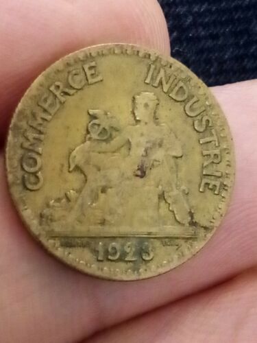 FRANCE 1923 50 CENTIMES CHAMBERS DE COMMERCE de French coin Free UK ...