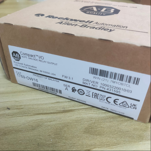 BRAND NEW ALLEN BRADLEY 1769-OW16 CompactLogix Relay Output Module ...