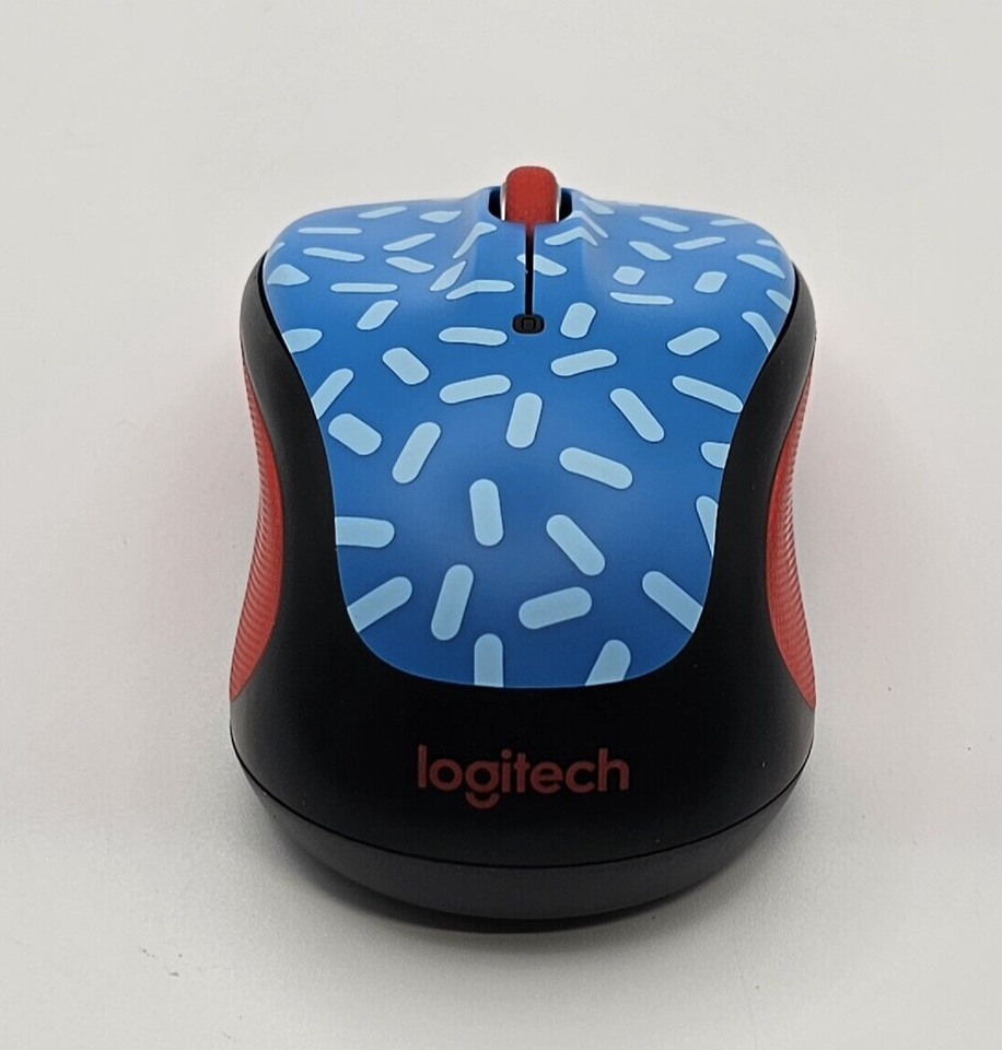 Logitech M325c Wireless Mouse - Memphis Blue W/ Receiver, Tested-Works ...