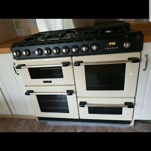Cannon Professional Range Cooker 100cm- Gas Hob 7 Burner / Electric Fan ...
