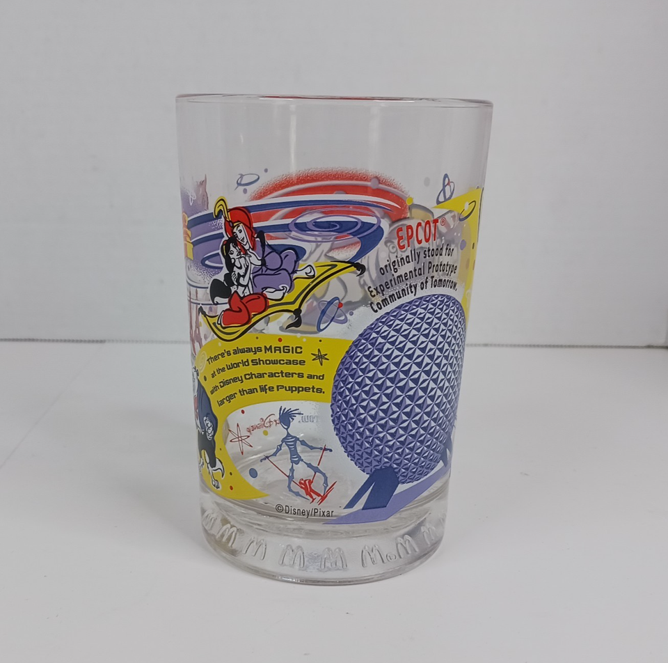 McDonald's Disney Drinking Glass Cup Tumbler 100 Years Of Mickey Buzz ...