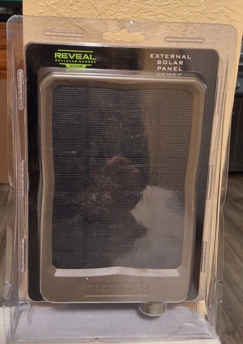 Tactacam Reveal External Solar Panel - Power Your Reveal Trail Camera ...