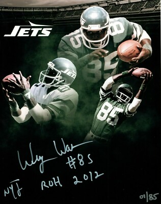 Wesley Walker Signed New York Jets 8x10 Photo w NYJ ROH 2012 LE /85 ...