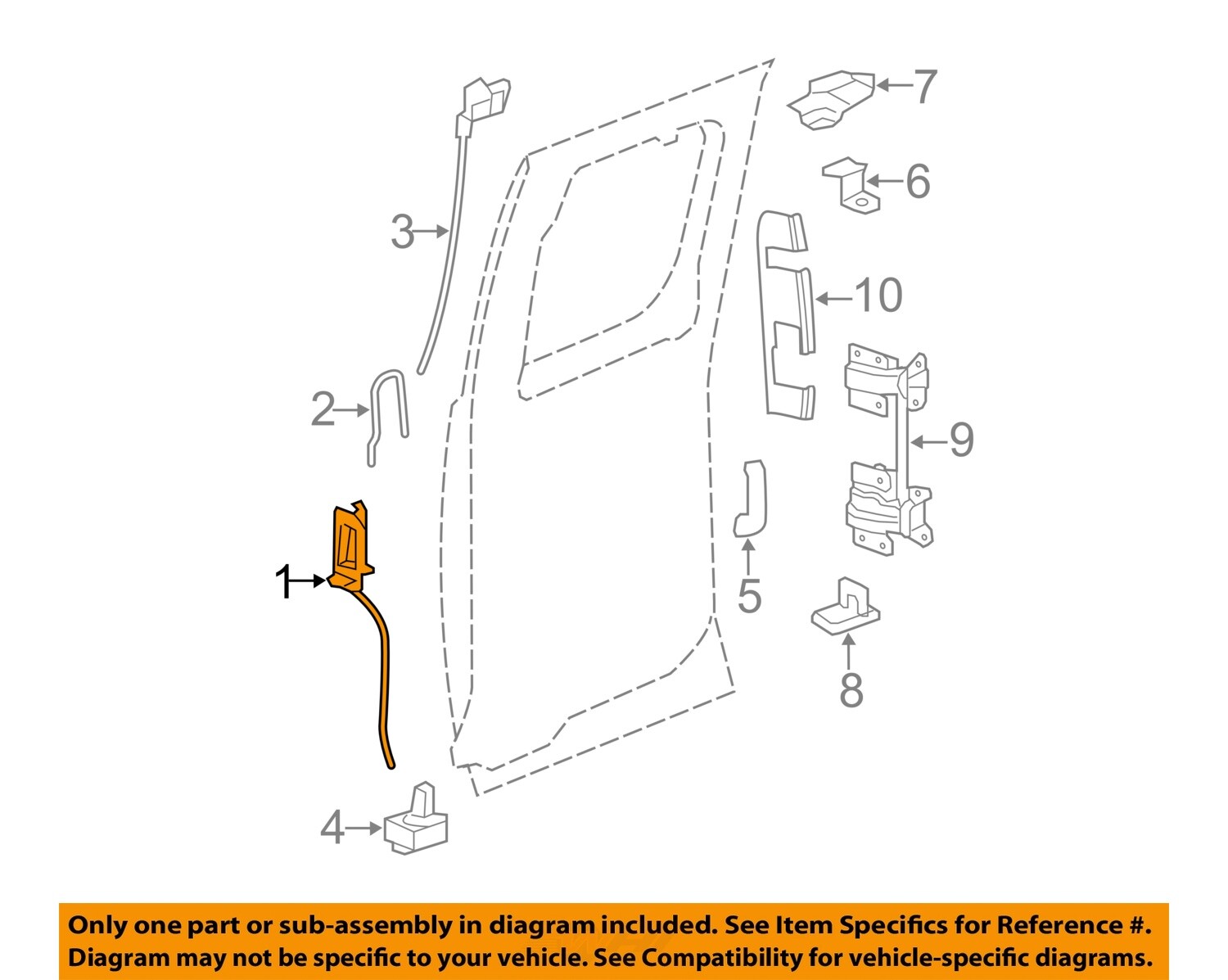 Soillar Latch Cable 25” Door Latch Release Cable For 2007-2013 Chevy ...