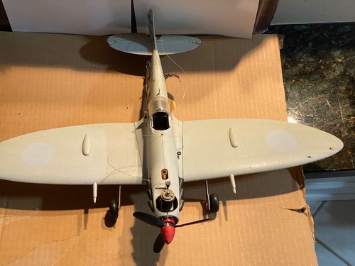 Cox Thimble Drome Spitfire Control Line Model Airplane | eBay