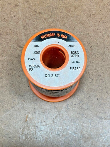 Rosin Solder 63Sn/37Pb P2 .05 dia 1LB ~ ALPHA Reliacore 15 RMA | eBay
