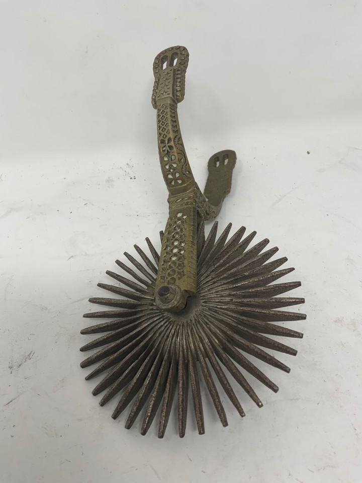 Vintage Spanish Boot Spur 8.5" Ornate Boot Spur | eBay