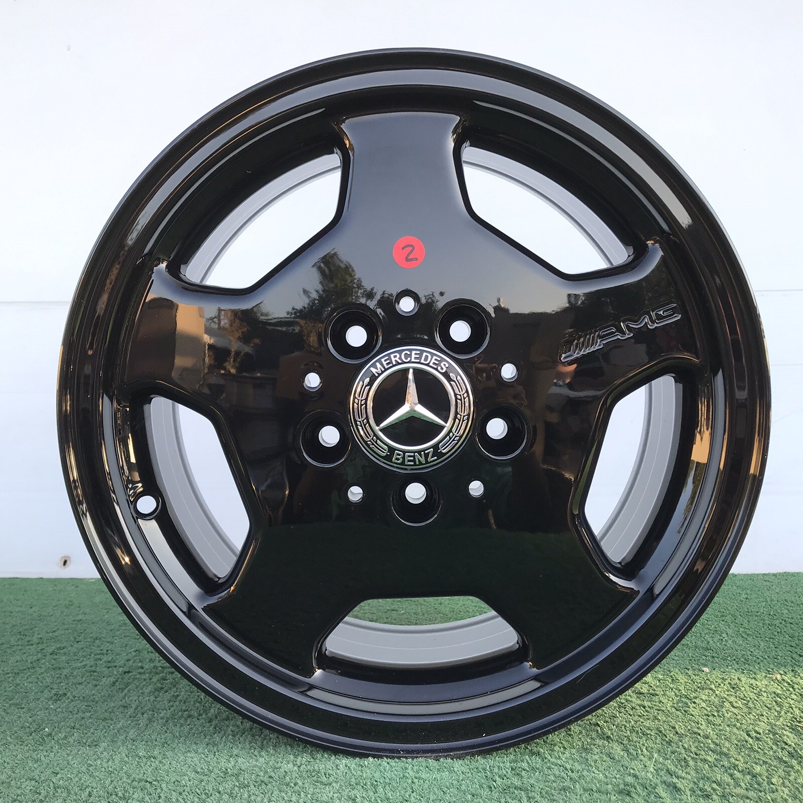 MERCEDES BENZ W202 C-CLASS AMG MONOBLOCK 15" GENUINE FACTORY OEM WHEELS ...