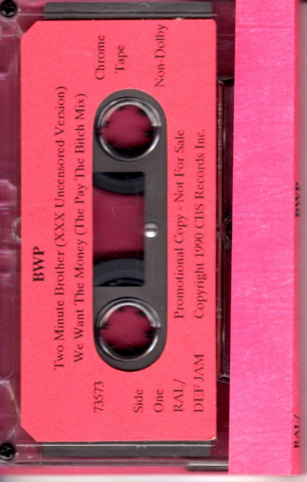 BWP 2 Minute Brother PROMO ADVANCE DEMO Cassette Tape Single Hiphop Rap ...