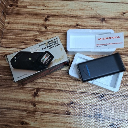 Vintage Micronta 22-2001 Microwave Leakage Detector Original Box ...