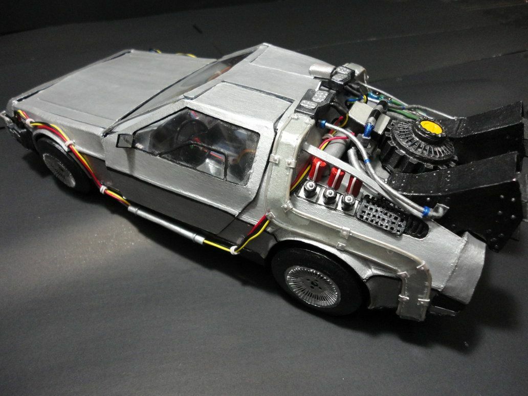 Delorean Papercraft Non TF: Back To The Future Delorean Paper Toy