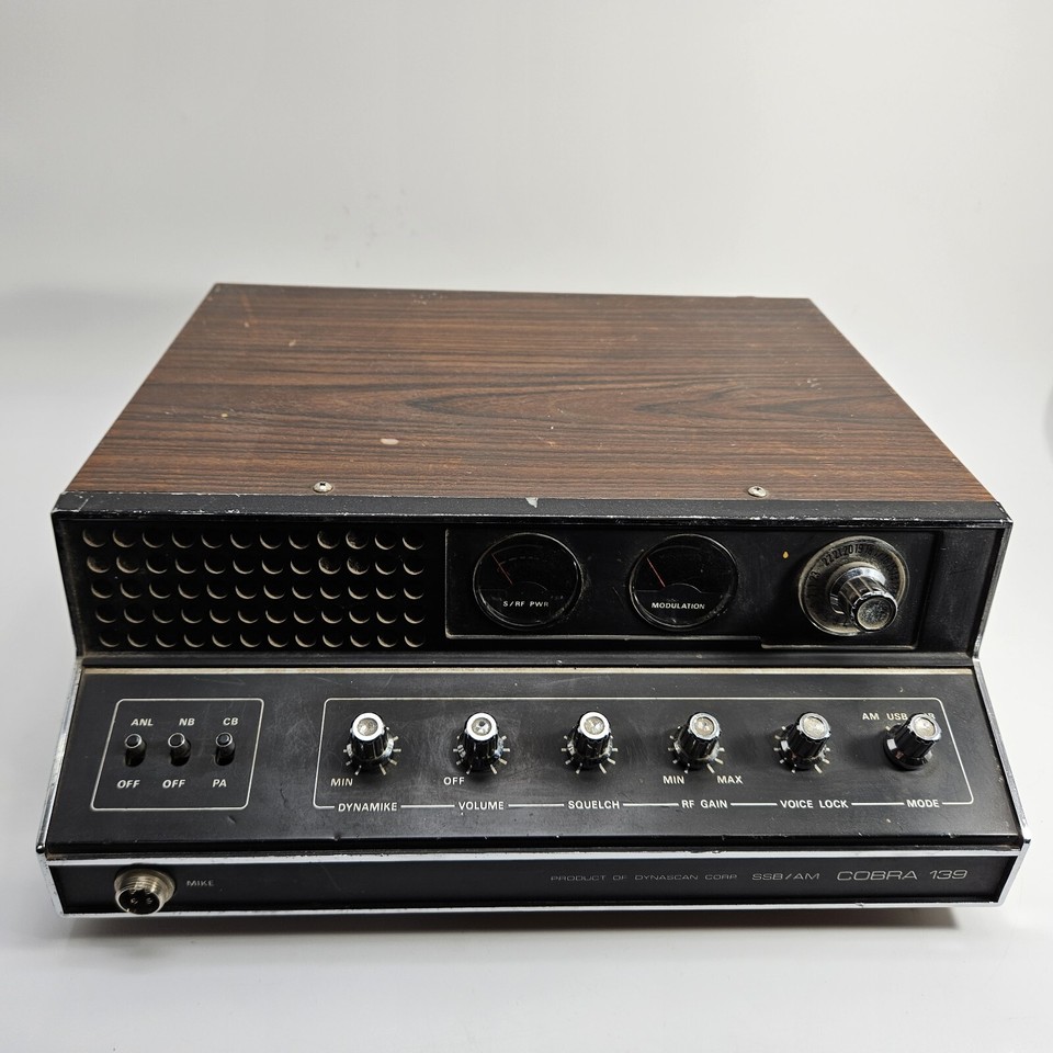 Vintage Cobra 139 23-Channel SSB/AM CB Radio Base Station by Dynascan ...