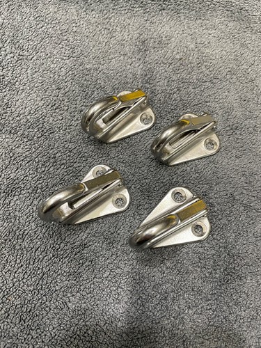 4Pcs Marine 316 Stainless-Steel Spring Snap Fending Hook Fender Boat ...