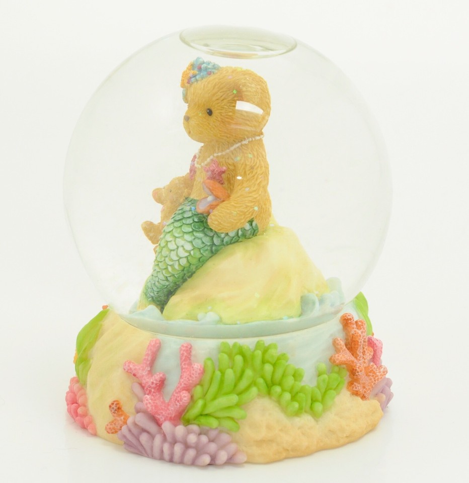 Cherished Teddies Mermaid Sparkle Waterball Numbered 865079 2001 Rare ...