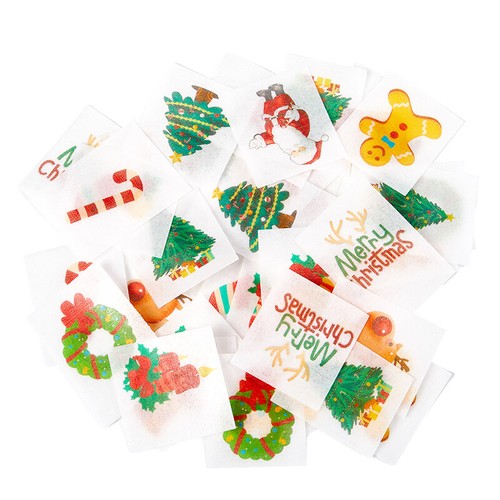 42Pcs Edible Glutinous Rice Paper Steamed Buns Cartoon Stickers Baking ...