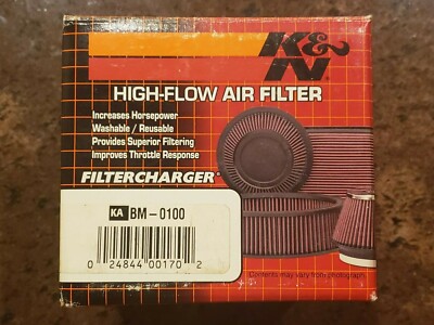 K&N BM-0100 Hi-Flow Drop in Air Filter for 1955-1969 BMW R500 R600 w ...