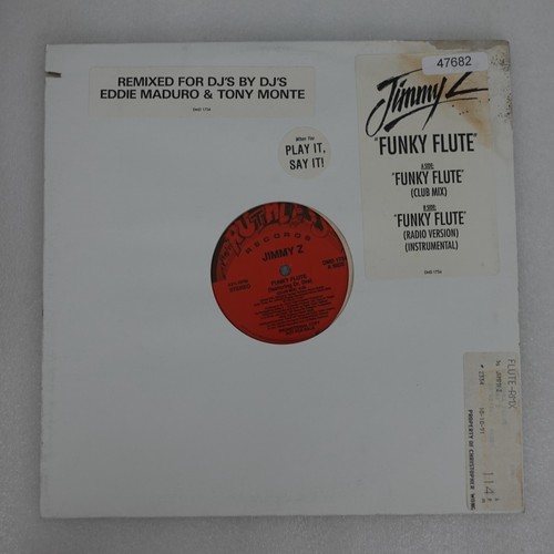 Jimmy Z Funky Flute PROMO SINGLE Vinyl Record Album | eBay