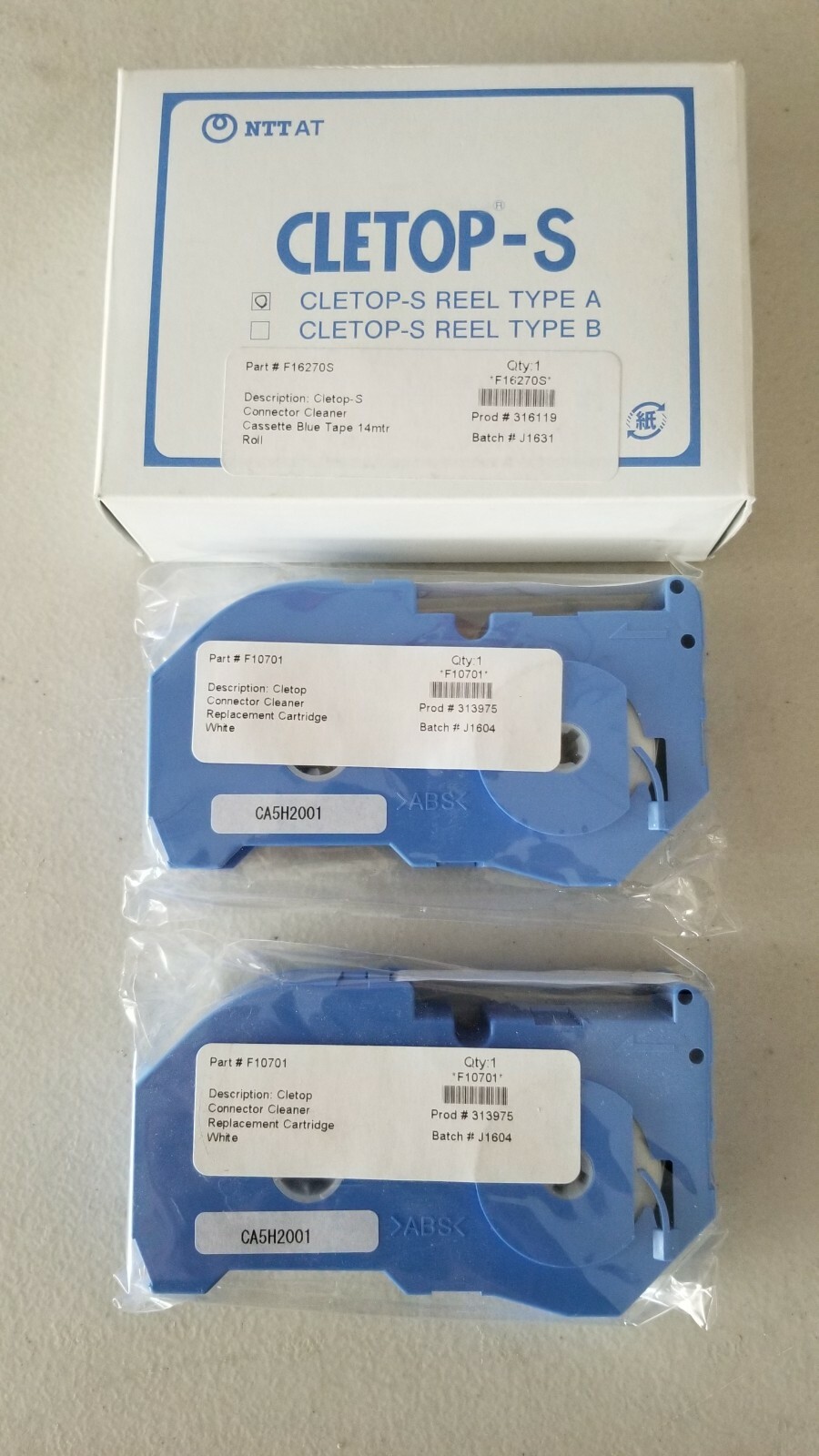 Cletop+S+14110501+Type+a+Cleaner+Blue+Tape+CE+Accessory for sale online ...