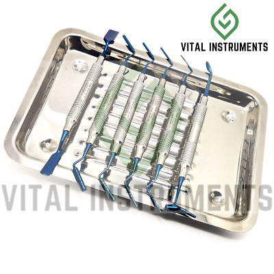 Dental Bone Graft Set Plugger Scoop Implant Instruments German With ...