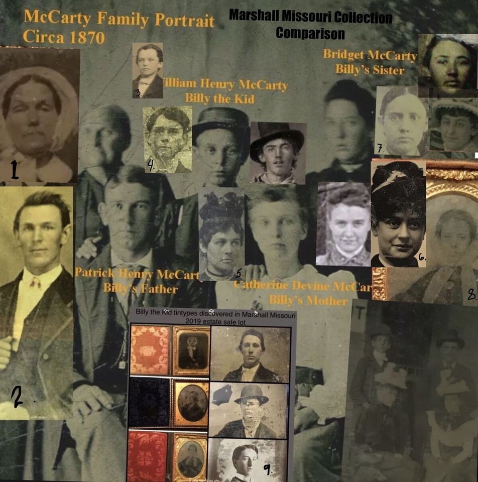 Rare Tintype of Patrick Henry McCarty father of Billy the Kid | eBay