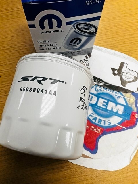 (2) Engine Oil Filter Mopar 05038041AA | eBay