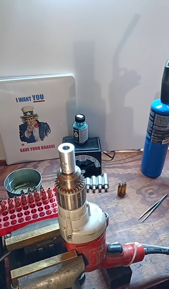 (.223/5.56 x 45mm NATO) SAVE YOUR BRASS! Brass Case Annealer Reloading ...