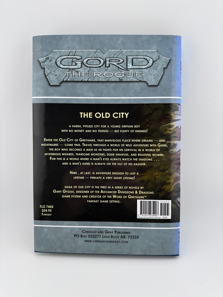 RARE Gord the Rogue Saga of Old City Gary Gygax D&D Troll Lord 2008 DND ...