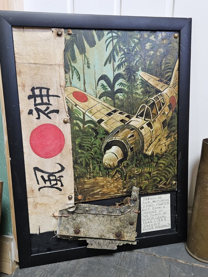 WW2 JAPANESE MITSUBISHI ZERO A6M FIGHTER AIRCRAFT GUADALCANAL ...