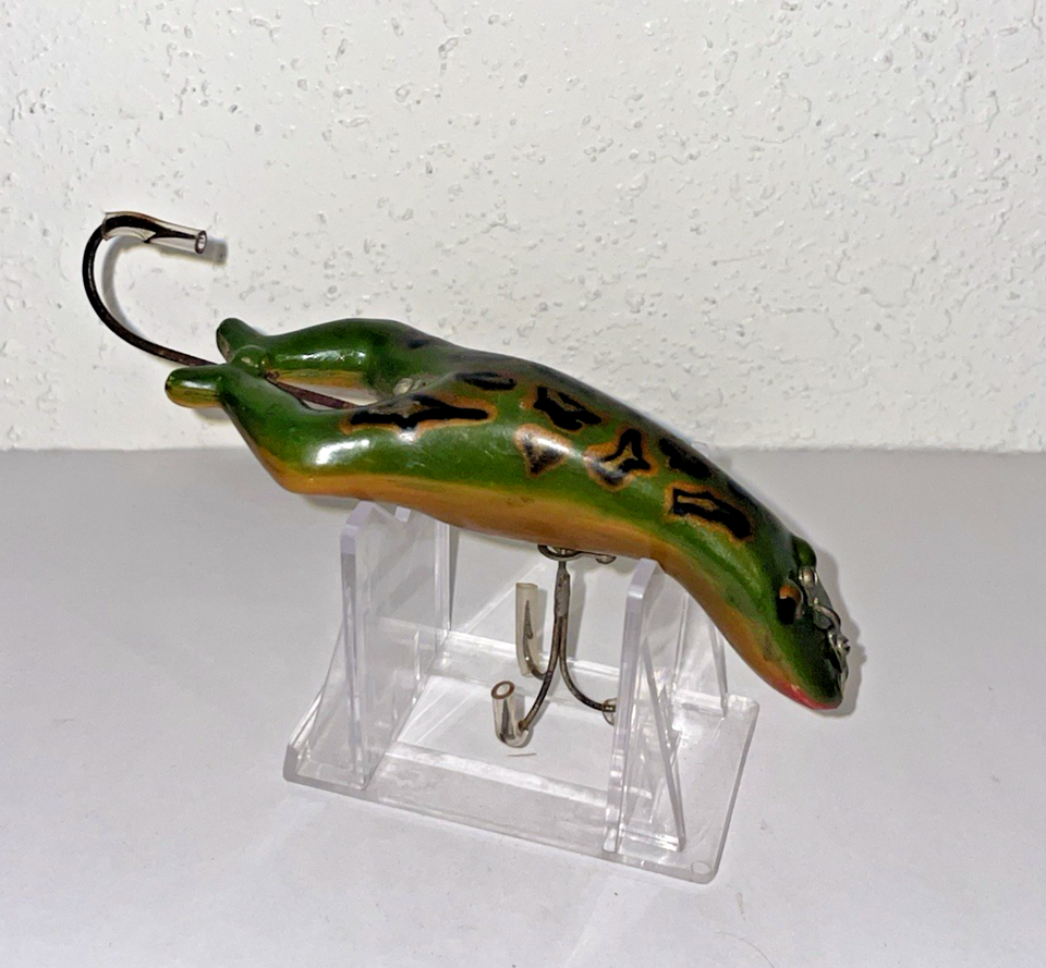 VINTAGE HEDDON LUNY FROG FISHING LURE | eBay