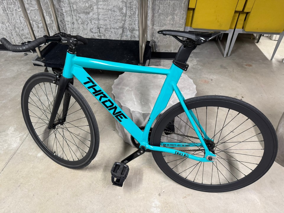 Throne TRKLRD Teal/Celeste 55cm Bike - Good condition, Fixed gear | eBay