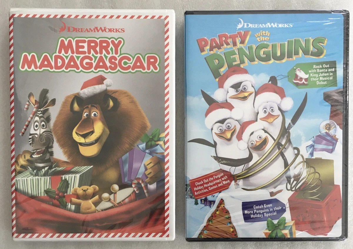 Merry Madagascar Poster