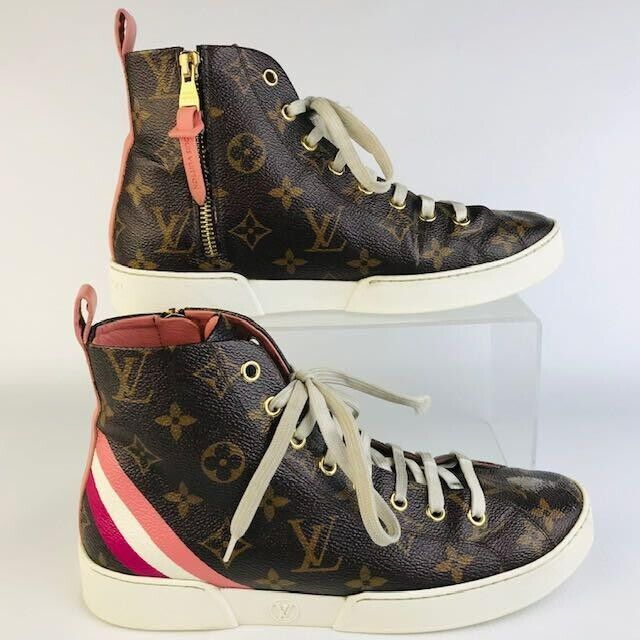 LOUIS VUITTON Stellar line High-top sneakers Shoes 36 Brown LOUIS VUITTON Stellar line High-top sneakers Shoes 36 Brown