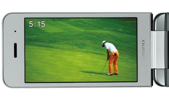 KYOCERA 902KC DIGNO KEITAI 3 ANDROID FLIP PHONE BLACK UNLOCKED JAPAN ...