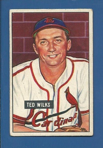 1951 BOWMAN # 193 TED WILKS ST. LOUIS CARDINALS VGEX FREE SHIPPING | eBay