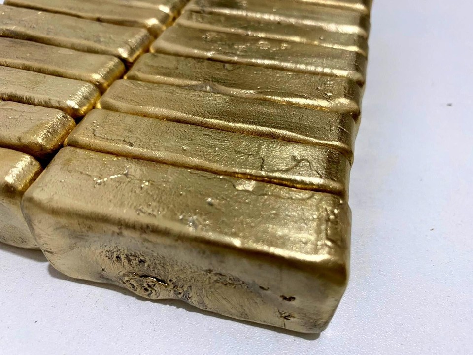 800 Grams Scrap Gold Bar For Gold Recovery Melted Different Computer ...