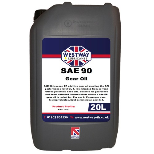 20L SAE 90 Gear Oil Non Detergent GL-1 90W SAE90 20 Litres | eBay UK