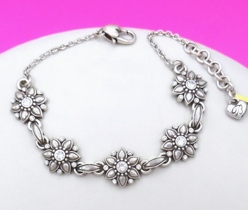 Brighton Cora Crystal Flower Bracelet New $88 Jewelry JF0060 | eBay