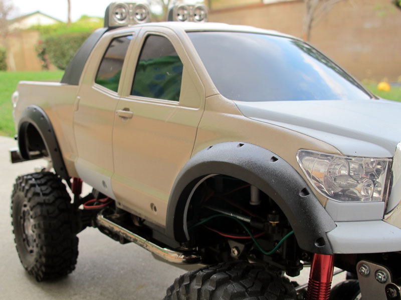 New Tamiya RC 1/10 Toyota Tundra Crawler Truck Rubber Fender Flare ...