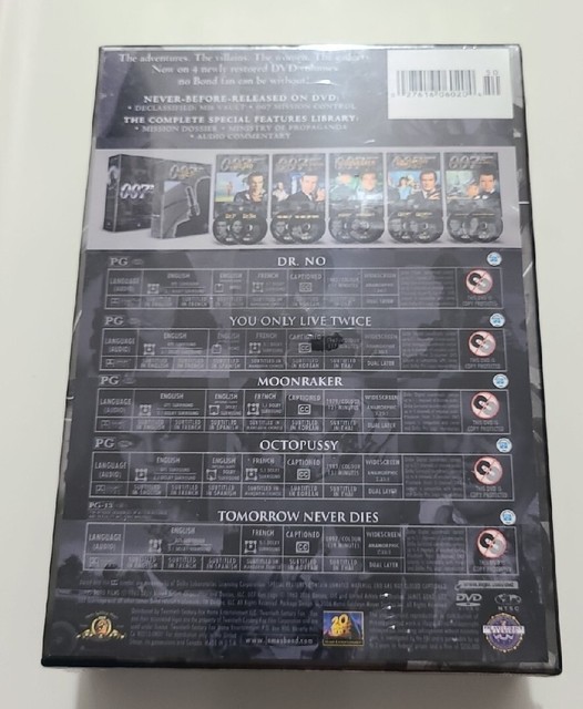 James Bond Ultimate Edition - Vol. 4 (DVD, 2006, 10-Disc Set) for sale ...