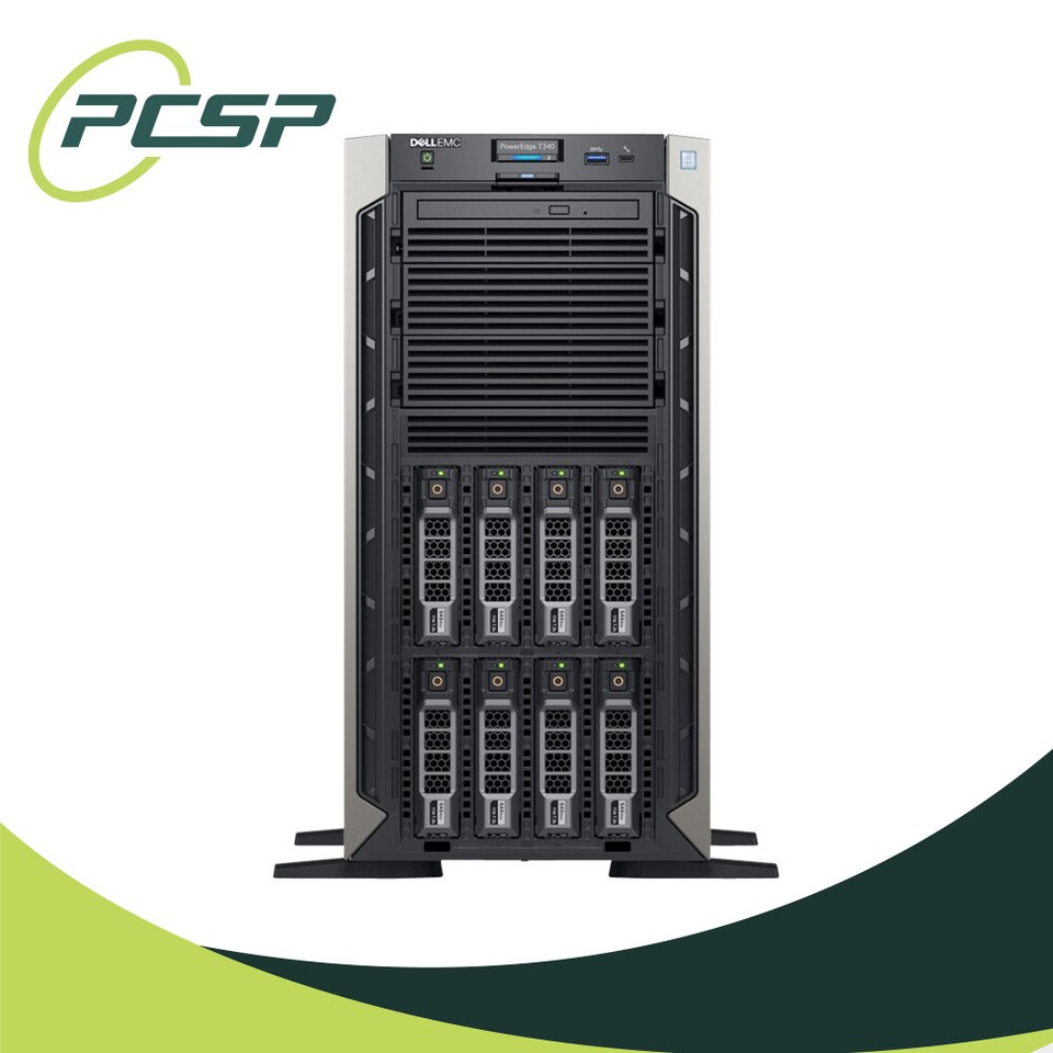 Dell PowerEdge T340 Tower Server 3.80GHz 4C Xeon E-2174G H730P Custom ...