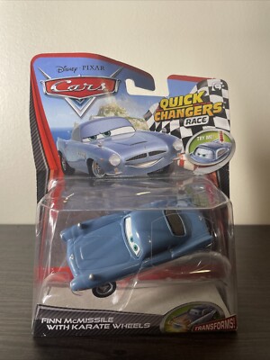 Disney Cars 2 Quick Changers Race 2011 Finn McMissile Karate Wheels Toy ...