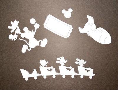 WILD RIDE MICKEY DISNEY cardstock paper die cut embellishments | eBay