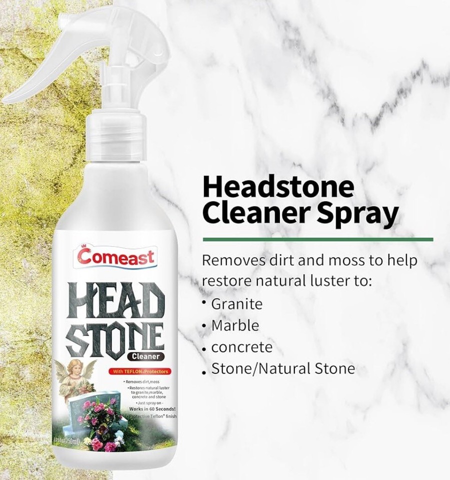 NEW Headstone Cleaner Marker Cemetery Gravestone Tombstone Cleaner ...