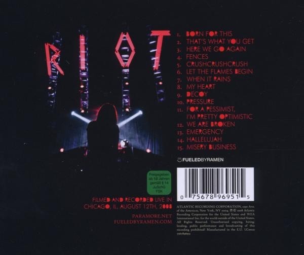 Final Riot! by Paramore (CD, 2008) for sale online | eBay