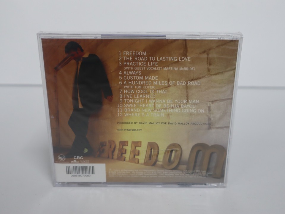 Freedom by Andy Griggs (CD, Jun-2002, RCA) NEW SEALED 78636700625| eBay
